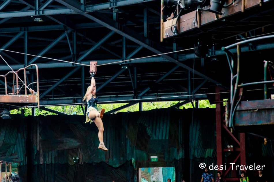 Waterworld Sea War show at Universal studios Singapore